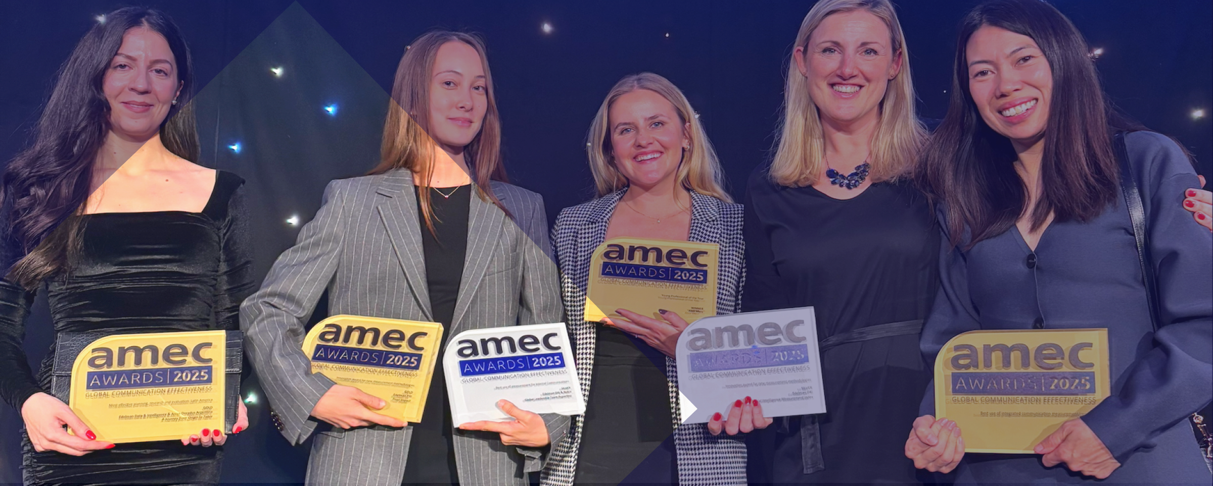 Edelman DXI brings Home Eight 2025 AMEC Awards | Edelman Data and Intelligence